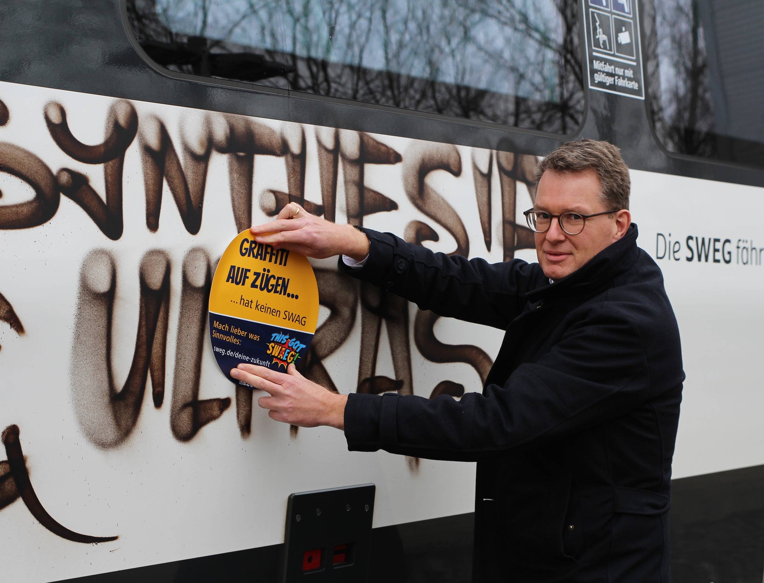 Kein SWAG: SWEG setzt auf neue Anti-Graffiti-Kampagne