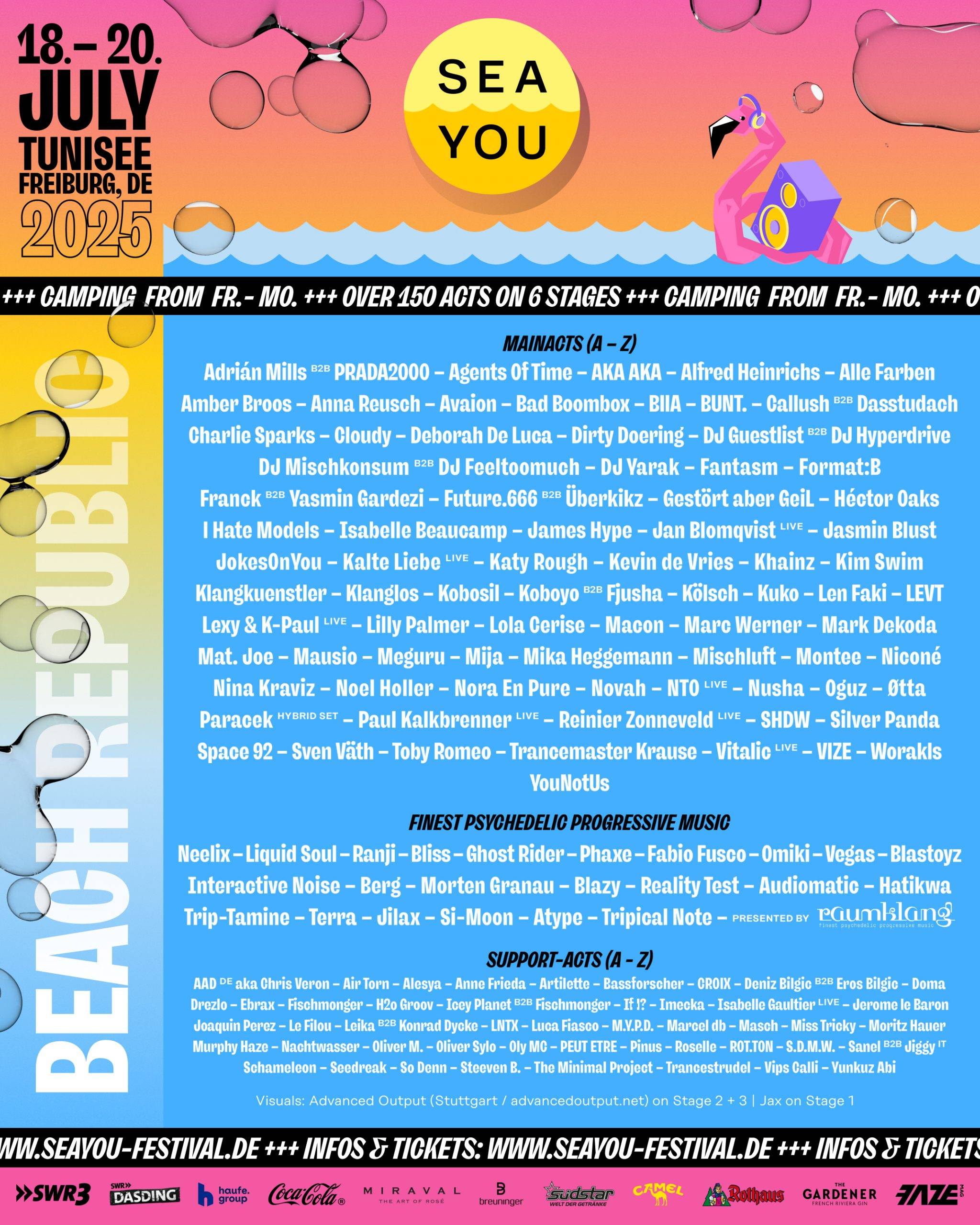 Sea You Festival 2025 mit Paul Kalkbrenner